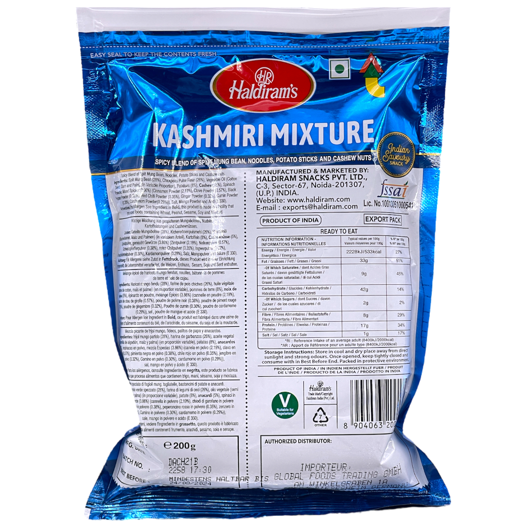 Haldiram Kashmiri Mixture 200g - Yogi Mart - Online Indian Grocery Store