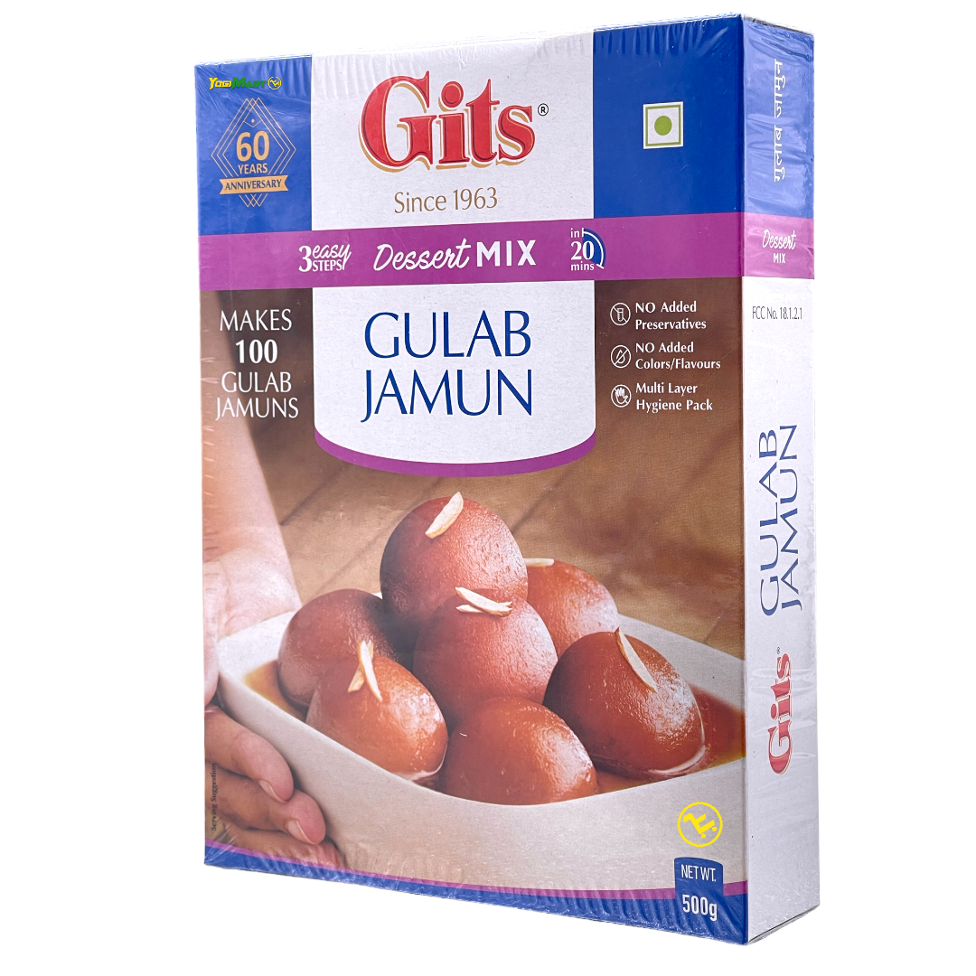 Gits Gulab Jamun Mix 500G - Yogi Mart - Online Indian Grocery Store